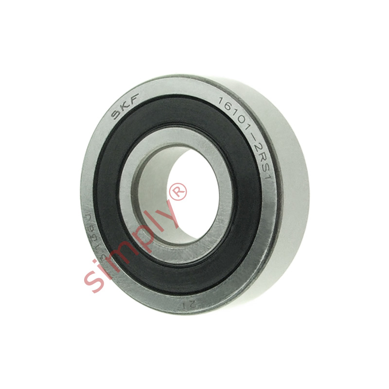 SKF 161012RS1 Rubber Sealed Deep Groove Ball Bearing 12x30x8mm Simply ...