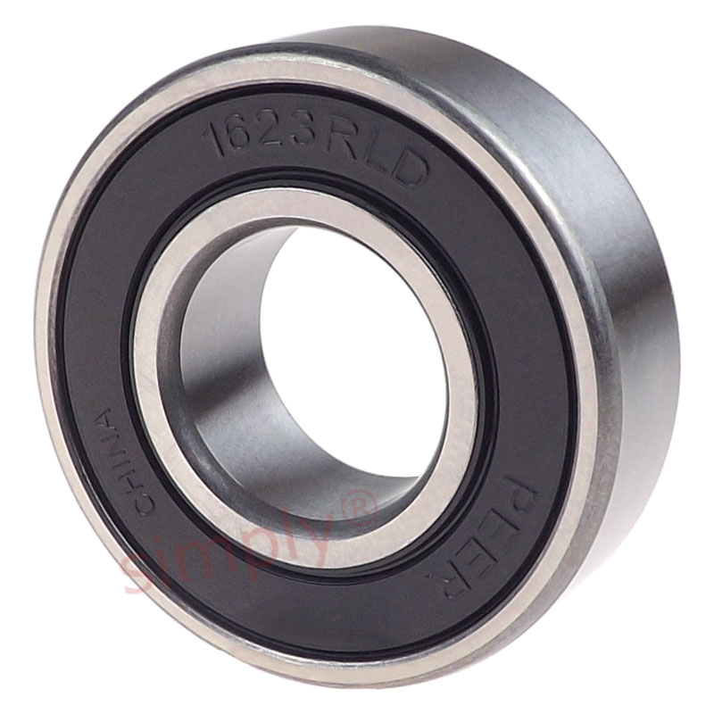 Major Branded 16232RS Rubber Sealed Deep Groove Ball Bearing 0.625x1 ...