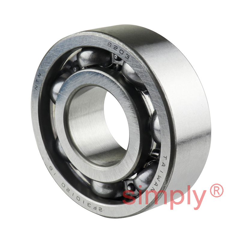 NTN 6203 Open Type Deep Groove Ball Bearing 17x40x12mm Simply Bearings Ltd