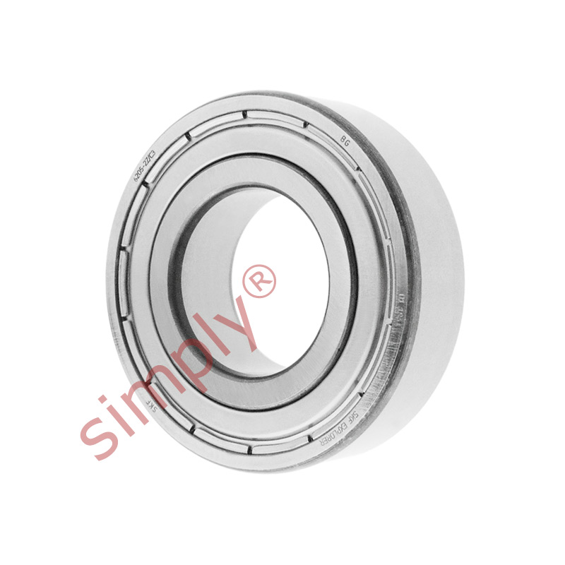SKF 62052ZC3 Metal Shielded Deep Groove Ball Bearing 25x52x15mm Simply ...