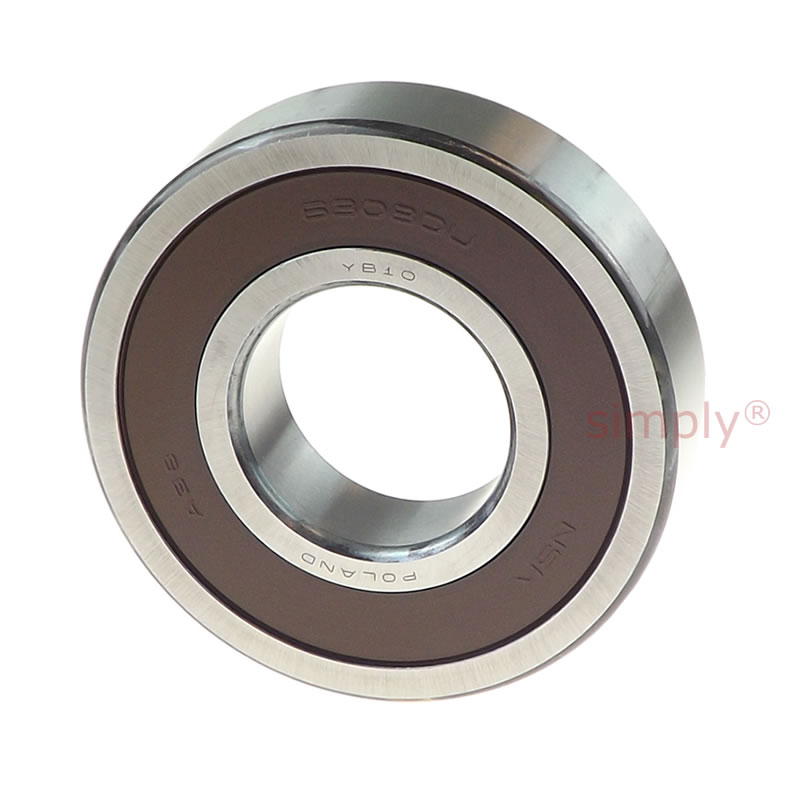 NSK 6308DDU Rubber Sealed Deep Groove Ball Bearing 40x90x23mm Simply Bearings Ltd