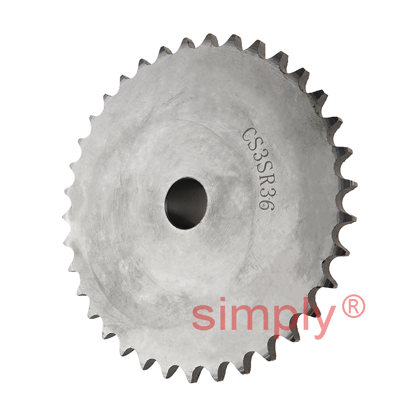 36 Tooth 06B Simplex Pilot Bore Sprocket for 3/8 inch Pitch Chain ...