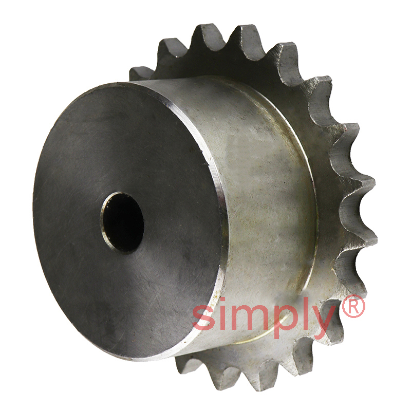 20 Tooth 08B Simplex Pilot Bore Sprocket for 1/2 inch Pitch Chain ...
