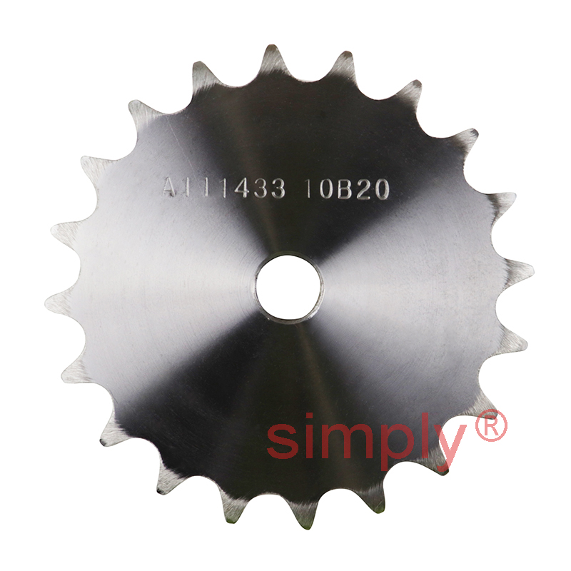 20 Tooth 10B Simplex Pilot Bore Sprocket for 5/8 inch Pitch Chain ...