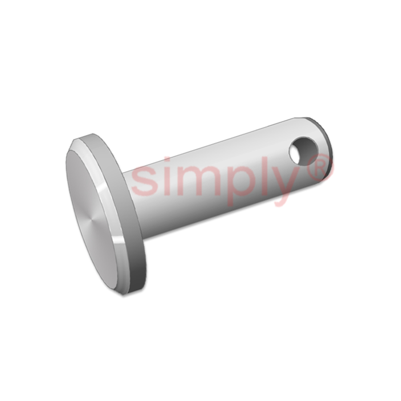 Metric Stainless Steel A2 303 Clevis Pins 20x100mm - Allow 2-3 Days ...