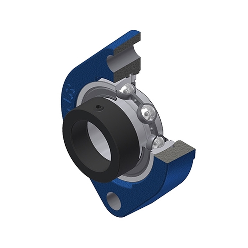 SNR ESFD207M12 Metric Two Bolt Cast Iron Oval Housing with 35mm Bore ...