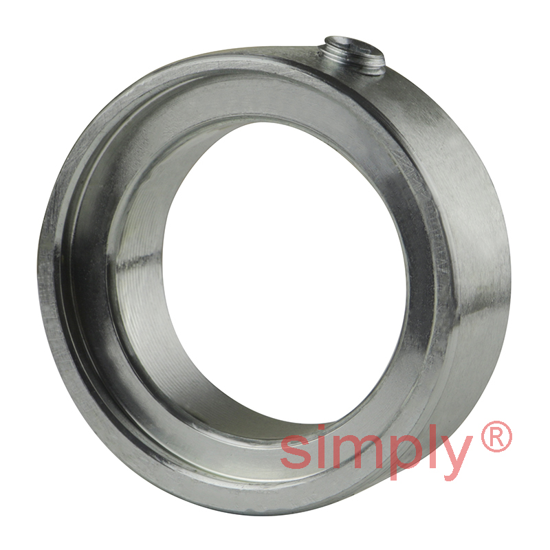 SNR EXFLE207L3 Metric Two Bolt Cast Iron Oval Housing with 35mm Bore ...