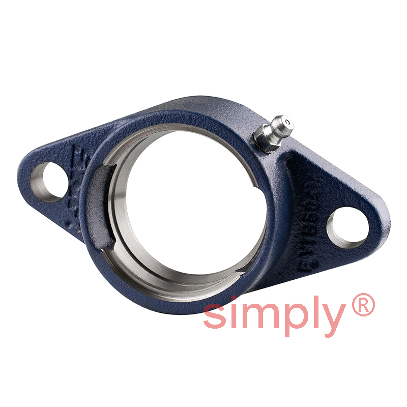 FYTB504M Y-Bearing Flanged Two Bolt Cast Iron Oval Housing Unit 50 ...