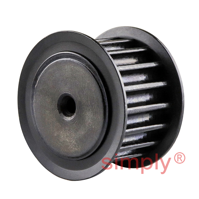P18-5M-15F - 5mm Pitch 18 Tooth Flanged HTD Type Steel Pilot Bore ...