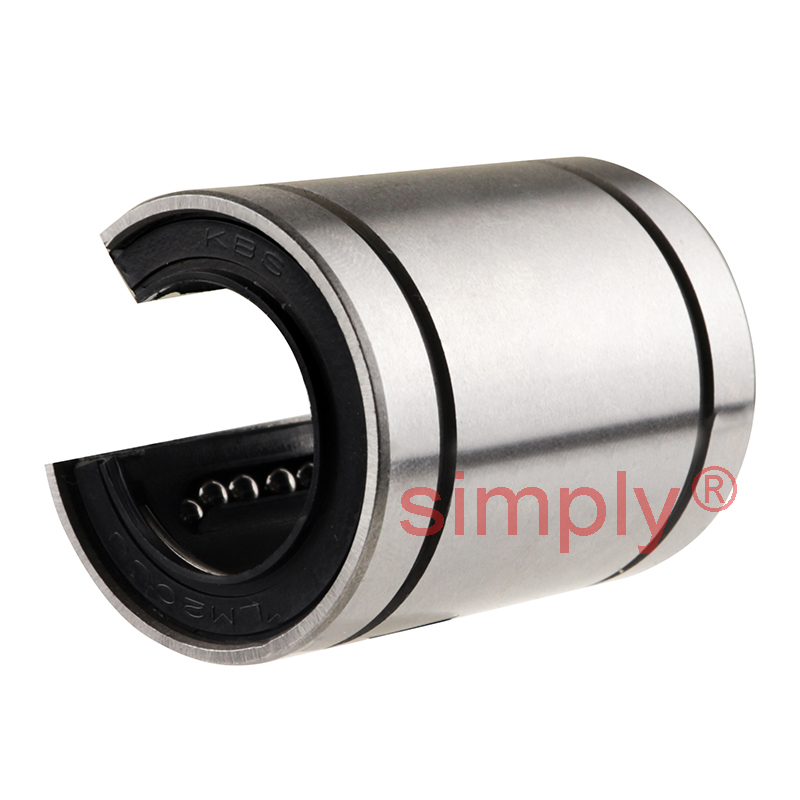 LM20UUOP Open Linear Ball Bushing with Rubber Seals 20x32x42mm Simply ...