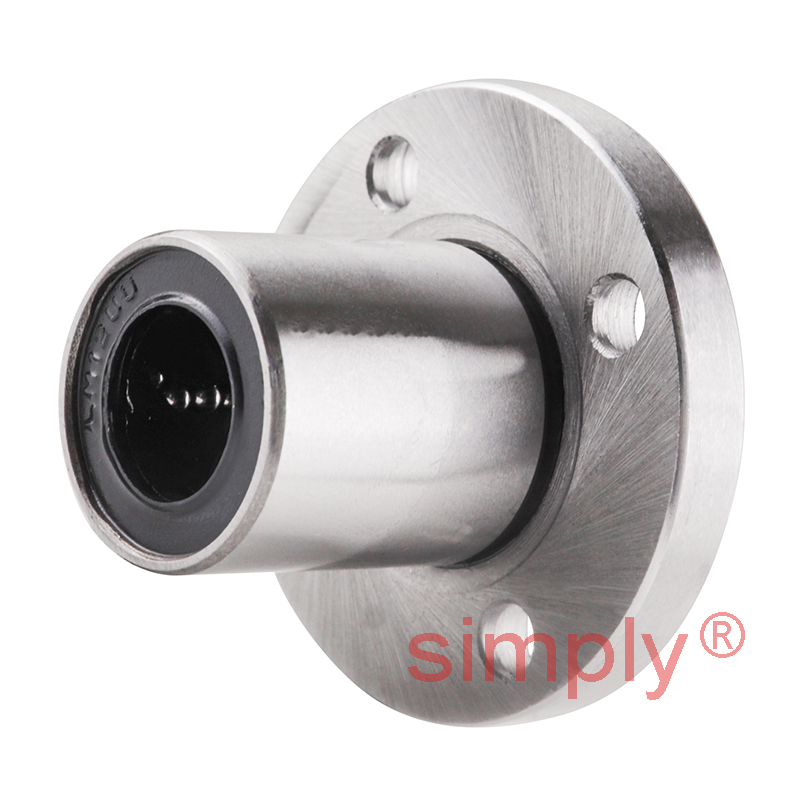LMF12UU Metric Round Flanged Linear Ball Bushing 12x21x30mm Simply ...