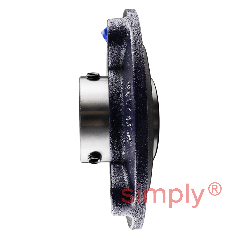 RHP MFC45 Four Bolt Round Cast Iron Flanged Bearing Unit and 45mm ...