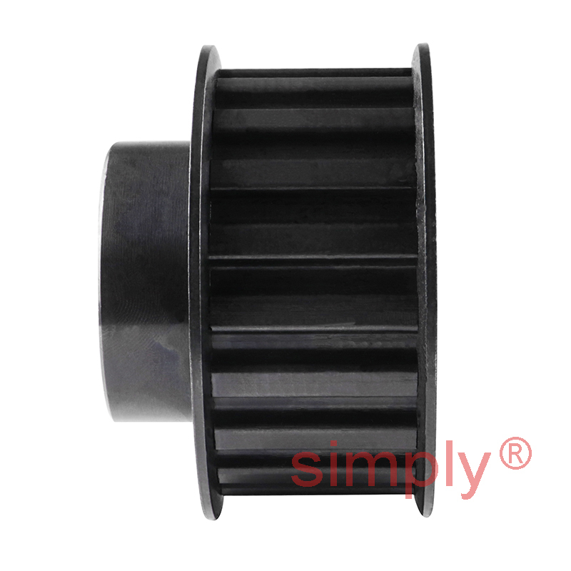 P44-H-100F - 1/2 inch Pitch 44 Tooth Flanged Pilot Bored Cast Iron ...
