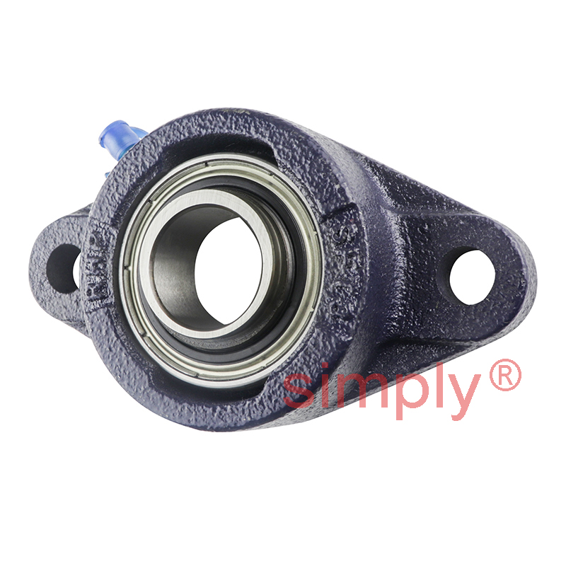 RHP SFT25EC Two Bolt Oval Cast Iron Flange Housing 25mm Bore Insert ...