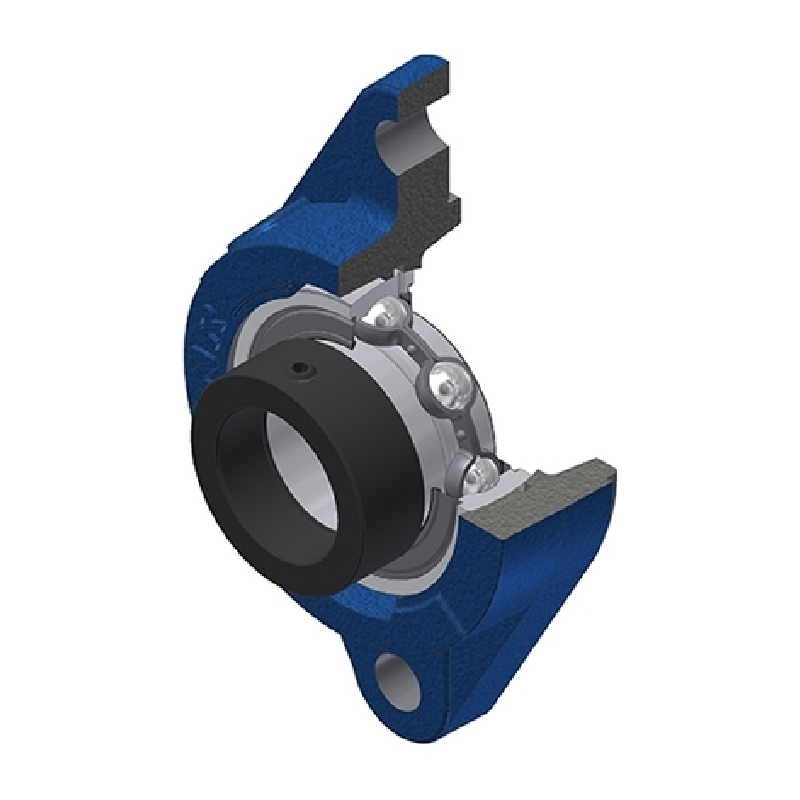 SNR ESFLZ207 Metric Two Bolt Cast Iron Oval Housing with 35mm Bore ...