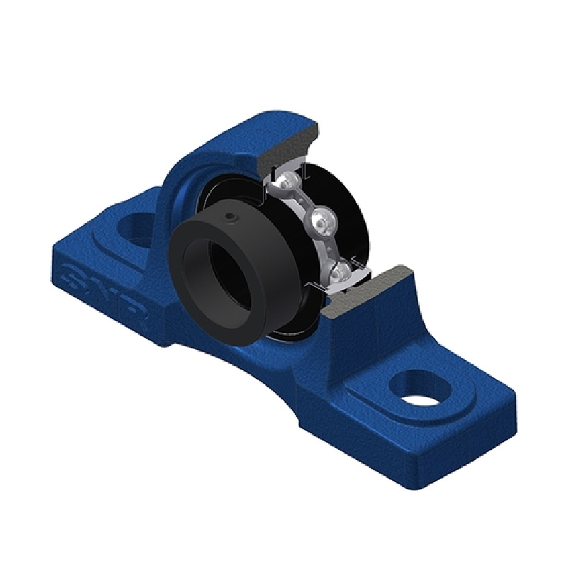 SNR EXP205T20 Metric Cast Iron Two Bolt Pillow / Plummer Block Housing ...