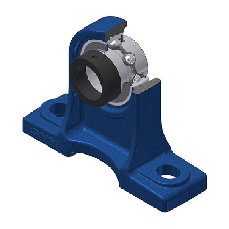 SNR EXPH210 Metric Cast Iron High Centre Height Two Bolt Pillow ...