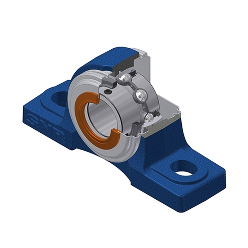 SNR UCP207L3CC Metric Cast Iron Two Bolt Pillow / Plummer Block Housing ...