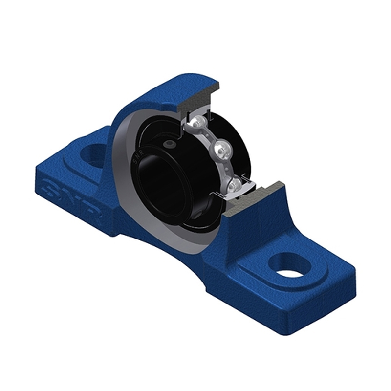 SNR UCP210NT20 Metric Cast Iron Two Bolt Pillow / Plummer Block Housing with 50m Simply Bearings Ltd