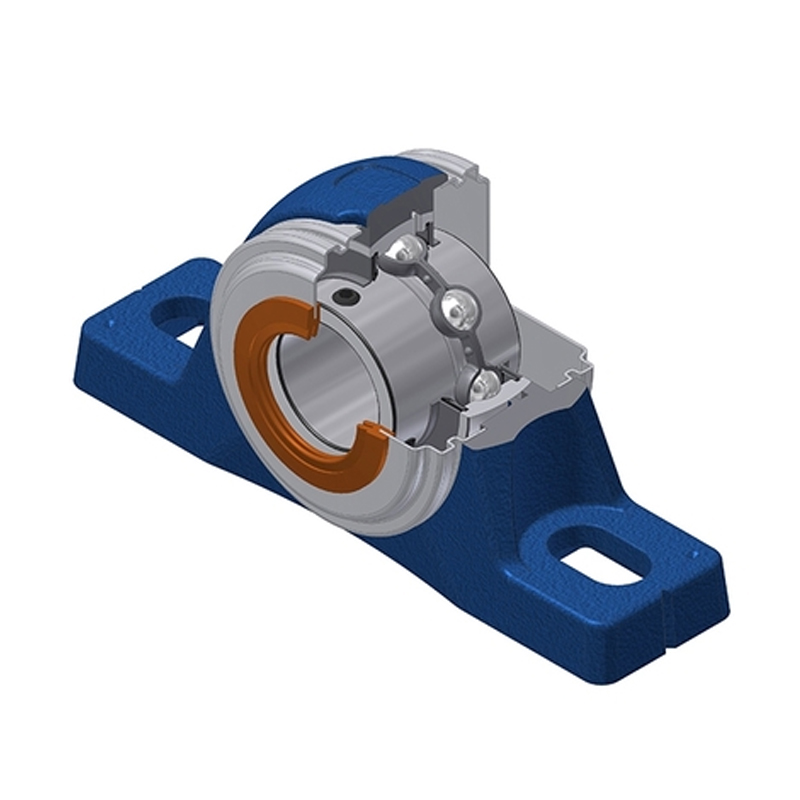 SNR UCPLE210CC Metric Cast Iron Two Bolt Pillow / Plummer Block Housing with 50m Simply Bearings Ltd