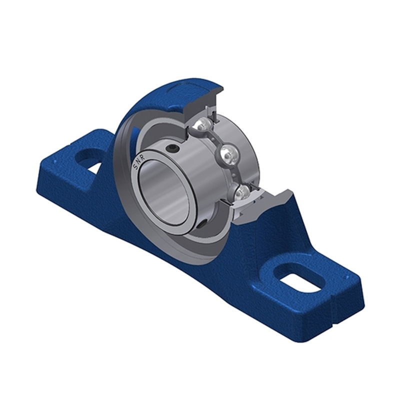 SNR UCPLE206N Metric Cast Iron Two Bolt Pillow / Plummer Block Housing with 30mm Simply Bearings Ltd