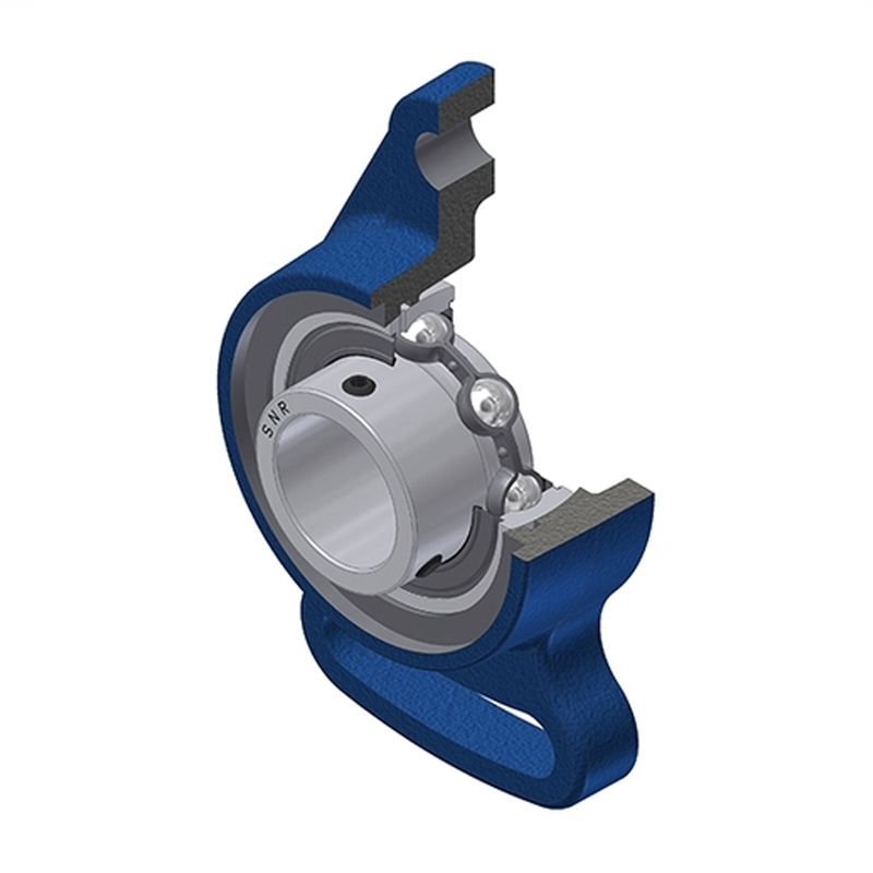 SNR USFA212N Metric Cast Iron Adjustable Flange Unit with 60mm Insert ...