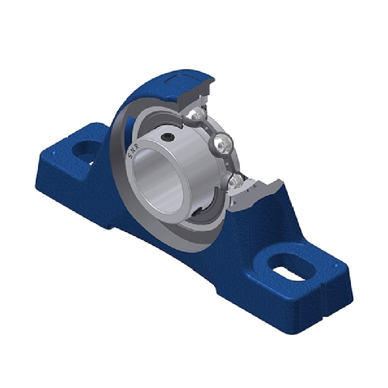 SNR USPE212N Metric Cast Iron Two Bolt Pillow / Plummer Block Housing ...