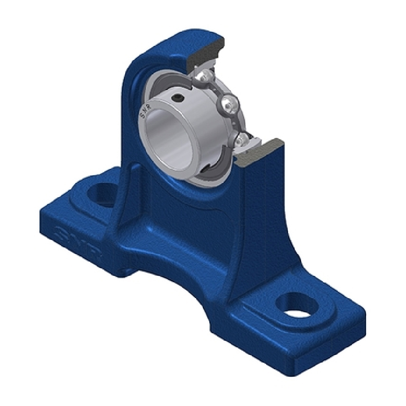 SNR USPH204 Metric Cast Iron High Centre Height Two Bolt Pillow / Plummer Block Simply Bearings Ltd