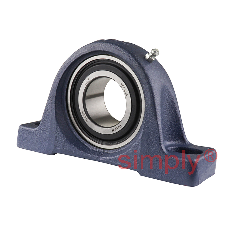SKF SY40FM Cast Iron Plummer Block with Eccentric Locking Collar Insert ...