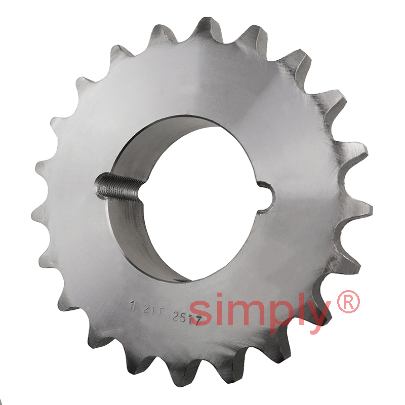 21 Tooth 16B Simplex Sprocket Tapered Locking Bush Type for 1 inch ...