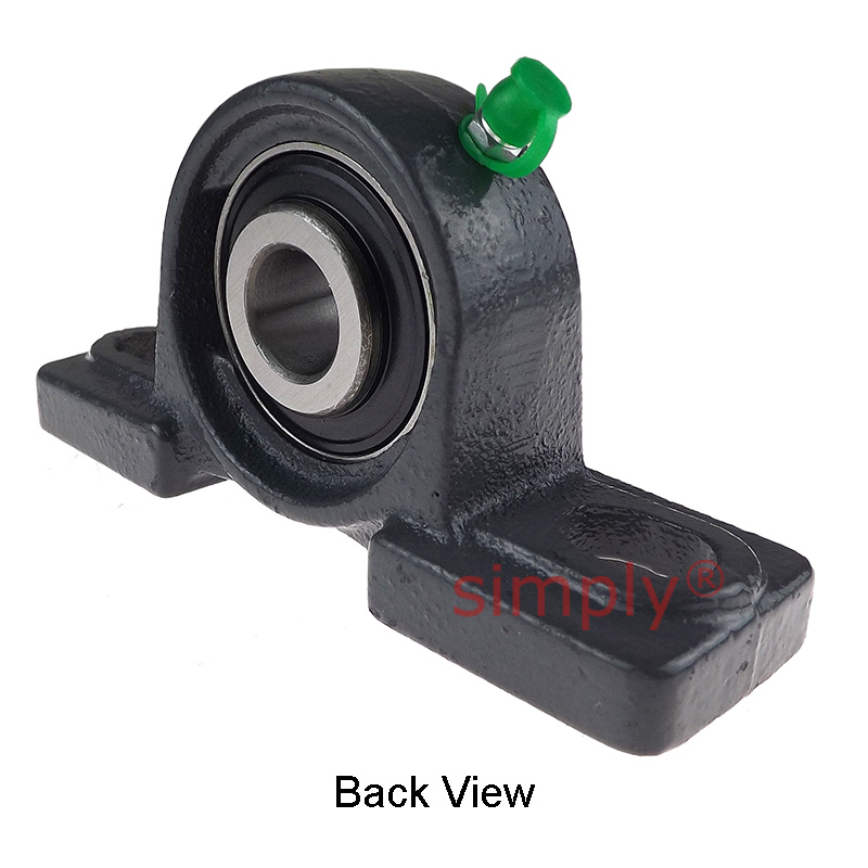 UCP203 Metric Cast Iron Two Bolt Pillow / Plummer Block Housing with ...