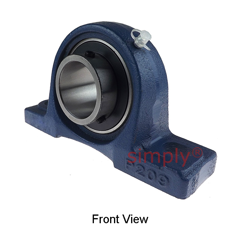 UCP209 Metric Cast Iron Two Bolt Pillow / Plummer Block Housing with ...