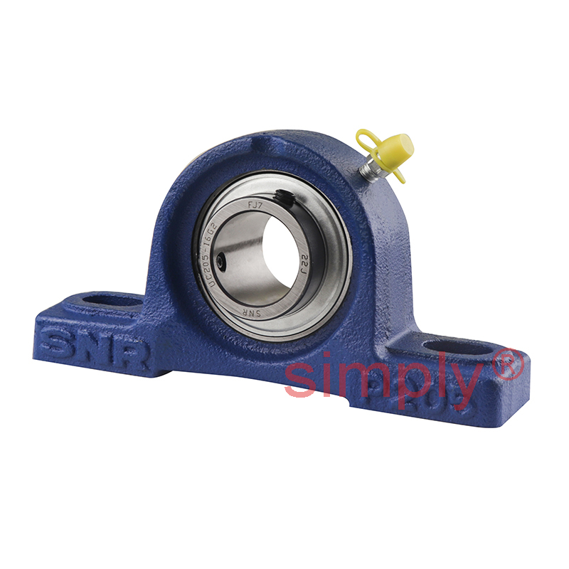 SNR UCP205-16 Imperial Cast Iron Two Bolt Pillow / Plummer Block Housing with 1 Simply Bearings Ltd