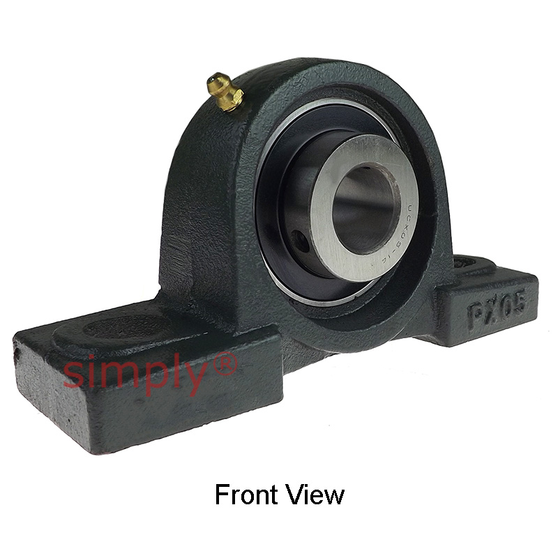 UCPX05-14 Imperial Two Bolt Cast Iron Pillow / Plummer Block Housing with 7/8 in Simply Bearings Ltd