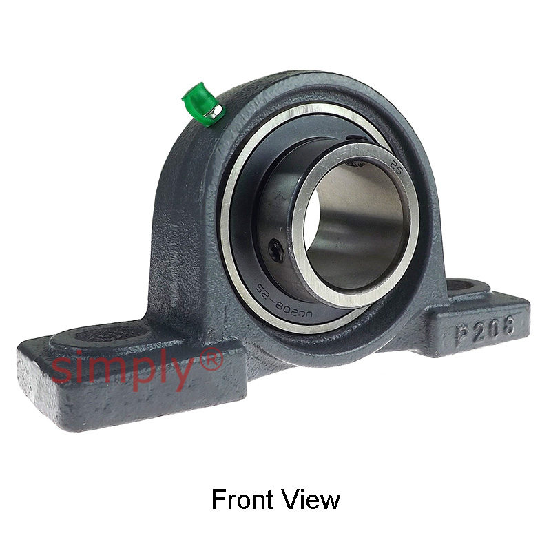 UCPX06 Metric Two Bolt Cast Iron Pillow / Plummer Block Housing with ...