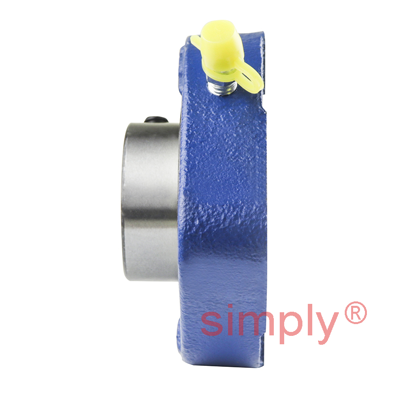 SNR USFD205 Metric Two Bolt Oval Cast Iron Flange Housing with 25mm ...