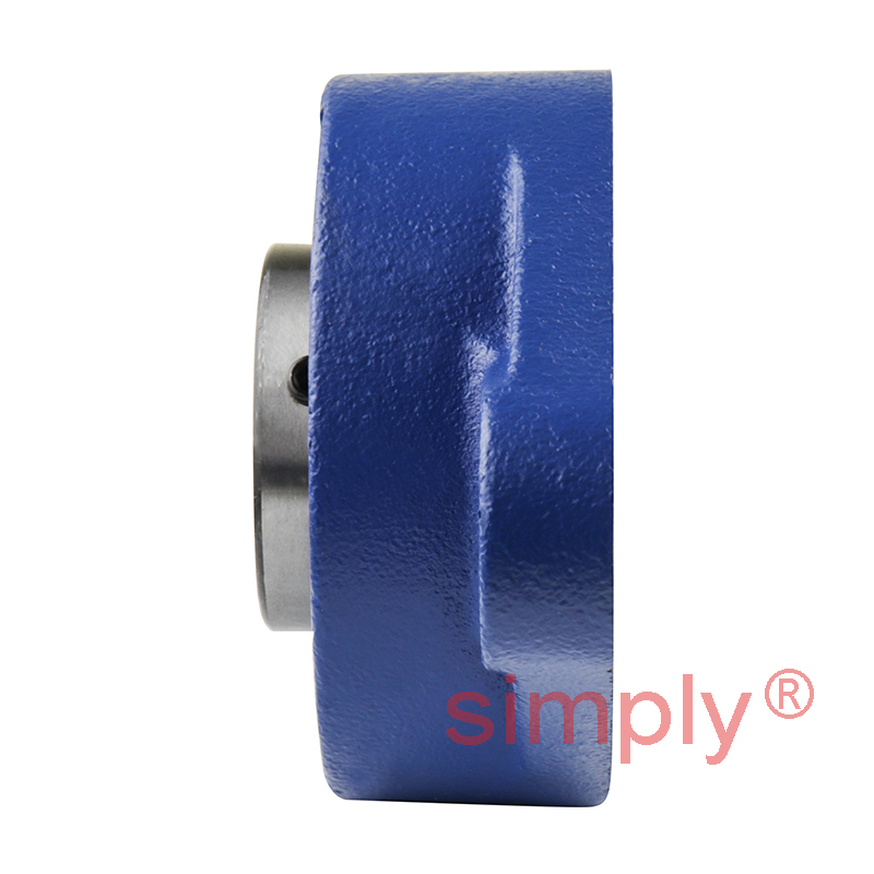 SNR USFL207 Metric Two Bolt Oval Cast Iron Flange Housing with 35mm ...