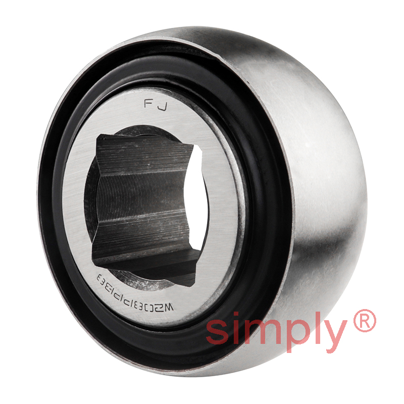 W208PPB8 1.18 inch Square Bore Spherical Outer Disc Harrow Bearing 1 ...