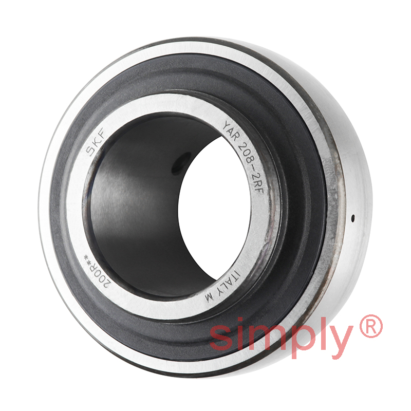 SKF YAR208-2RF Grub Screw Type Bearing Insert with 40mm Bore 80mm ...