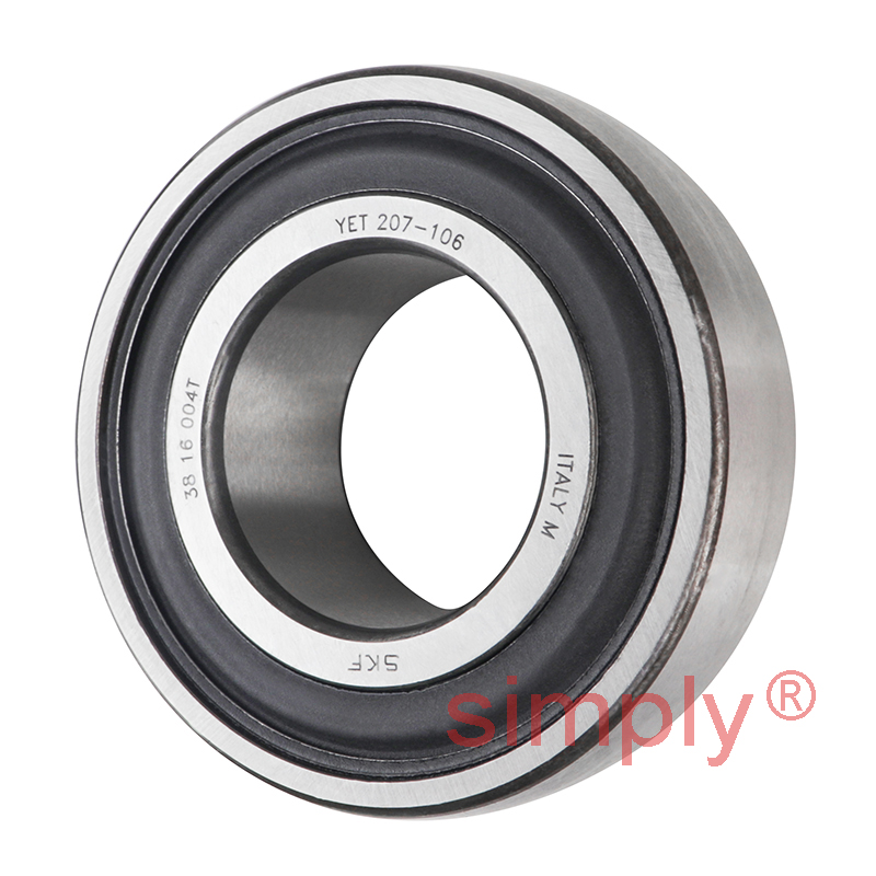 SKF YET207-106 Eccentric Locking Collar Type Bearing Insert 1-3/8 inch ...